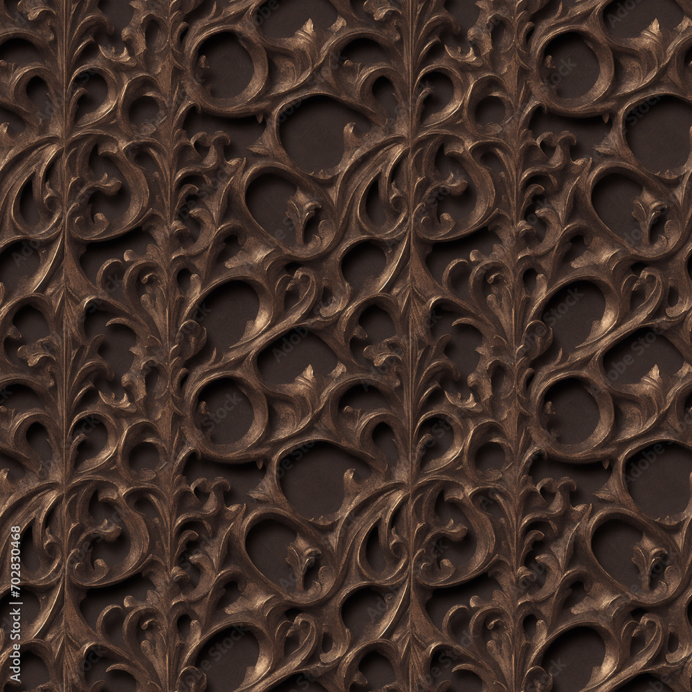 Seamless Gothic Wall Texture - Generative ai, üretken yapay zeka Stock ...