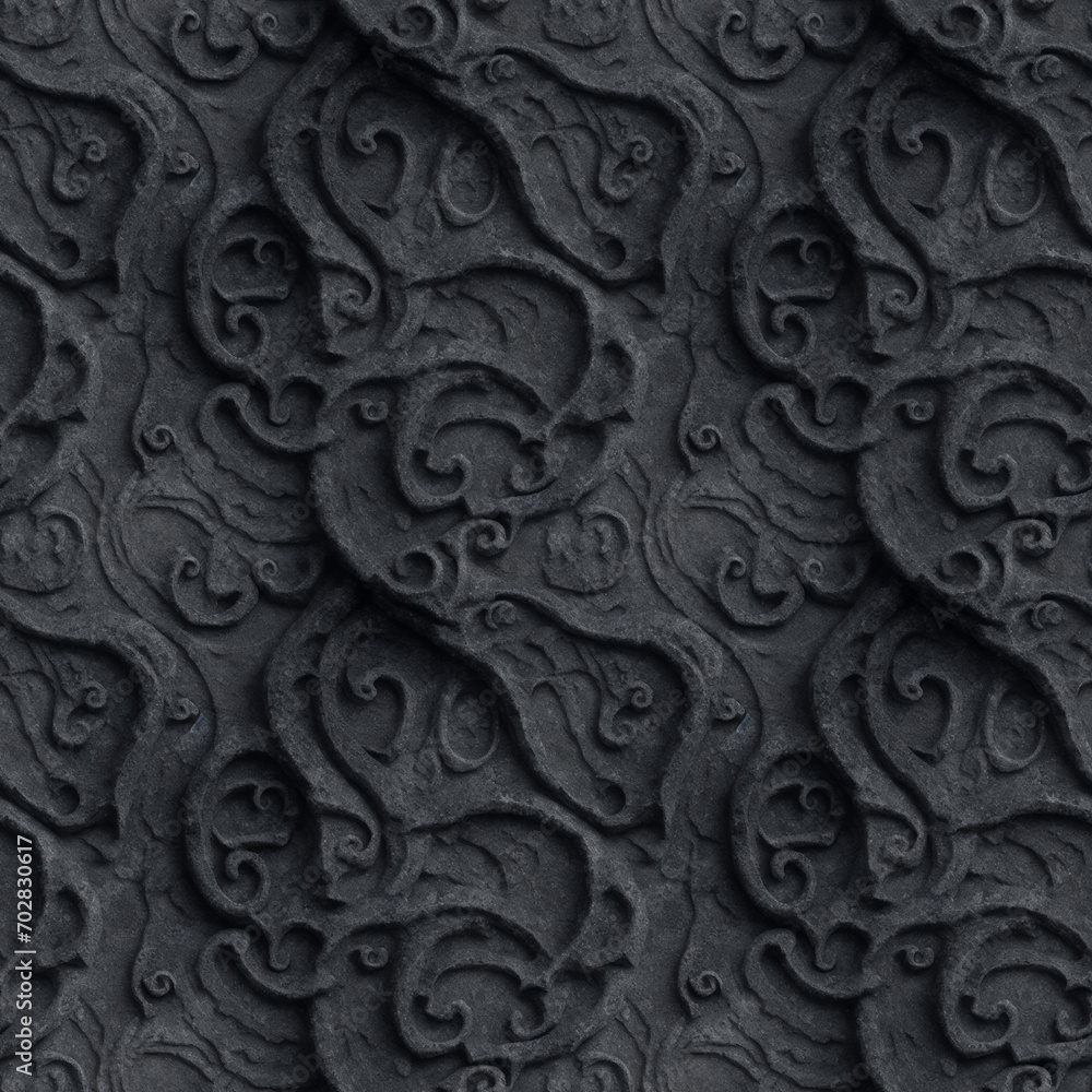 Seamless Gothic Wall Texture - Generative ai, üretken yapay zeka Stock ...