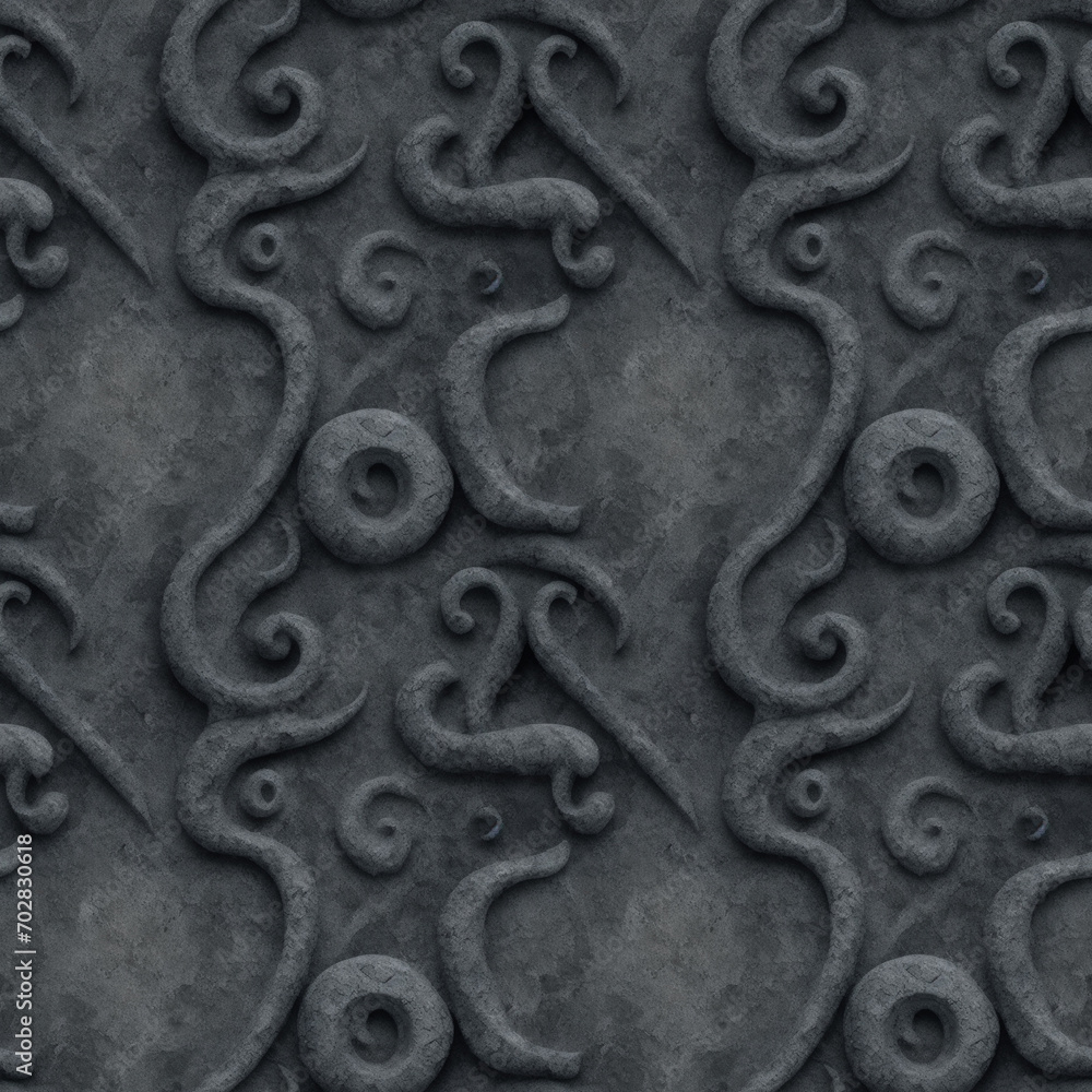 Seamless Gothic Wall Texture - Generative ai, üretken yapay zeka Stock ...