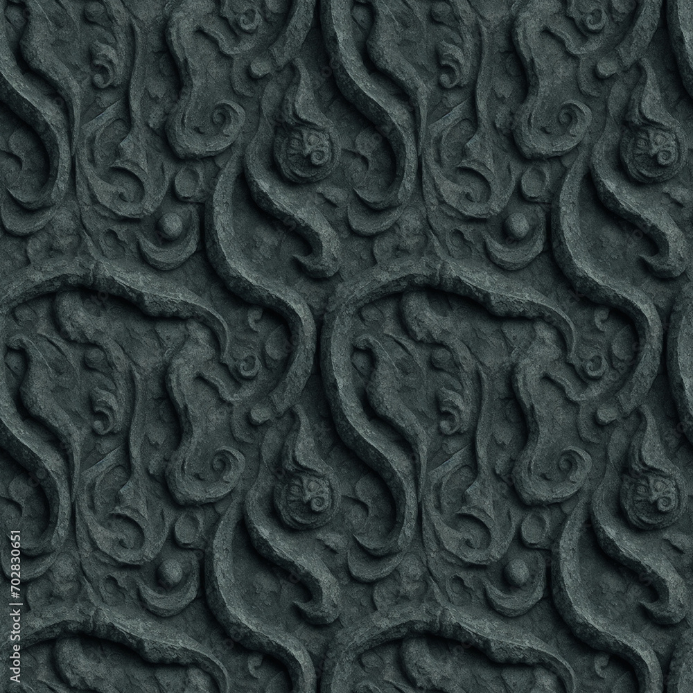 Seamless Gothic Wall Texture - Generative ai, üretken yapay zeka Stock ...