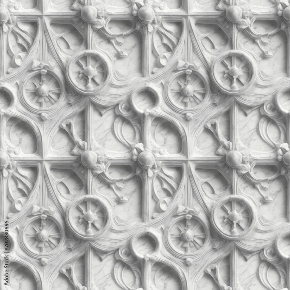 Seamless Gothic Wall Texture - Generative ai, üretken yapay zeka Stock ...