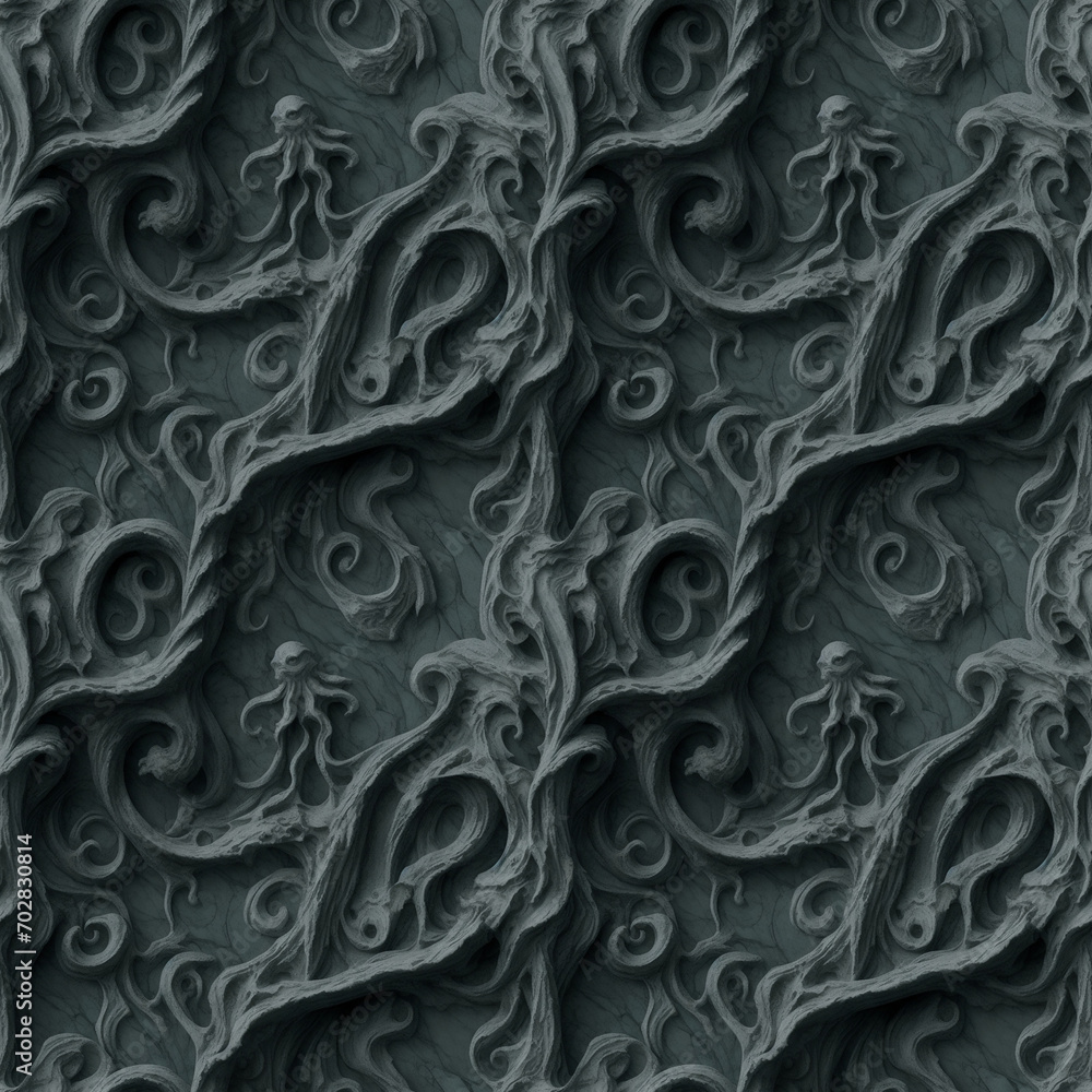 Seamless Gothic Wall Texture - Generative ai, üretken yapay zeka Stock ...