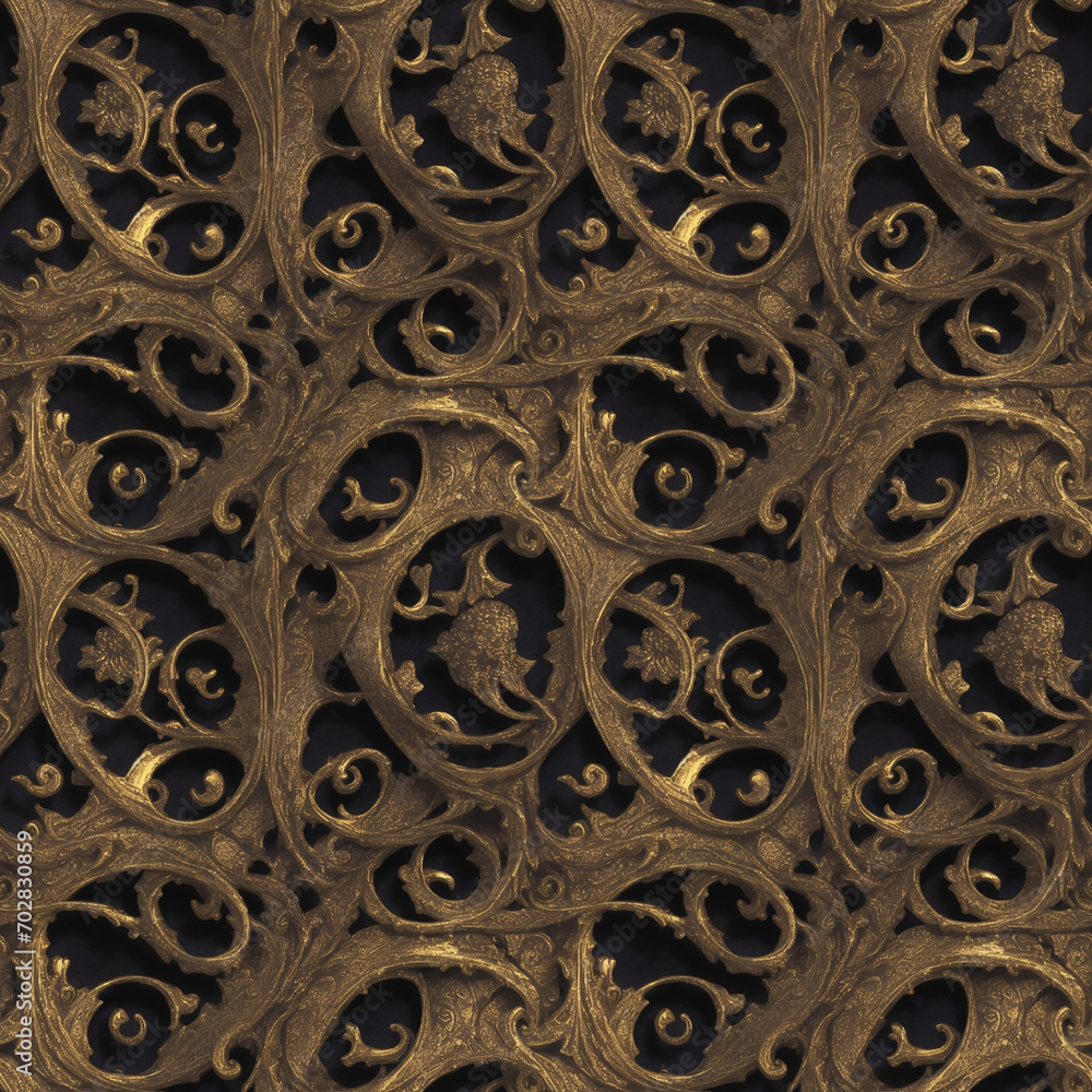 Seamless Gothic Wall Texture - Generative ai, üretken yapay zeka Stock ...