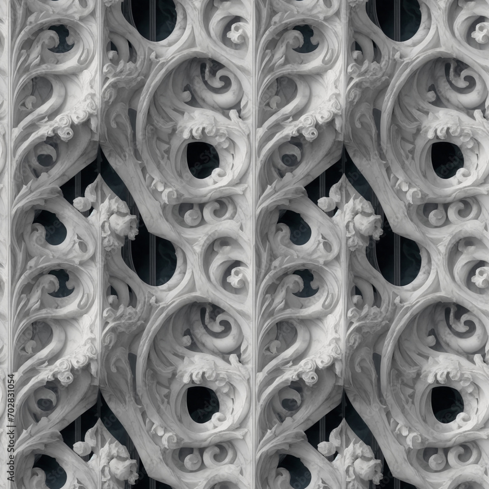 Seamless Gothic Wall Texture - Generative ai, üretken yapay zeka Stock ...