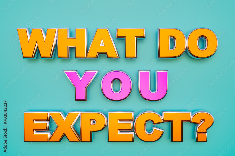 What do you expect? Words in orange metallic capital letters ...