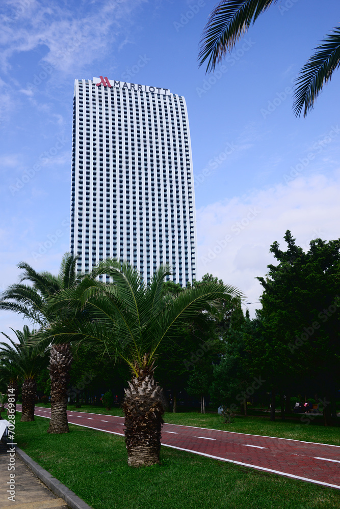 BATUMI, ADJARA, GEORGIA - JUNE 27, 2023. Alliance Privilege complex on ...