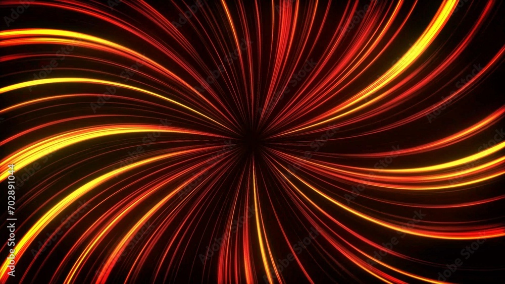 Flying Through Portal Rotating Lines Background (Customizable) Stock ...