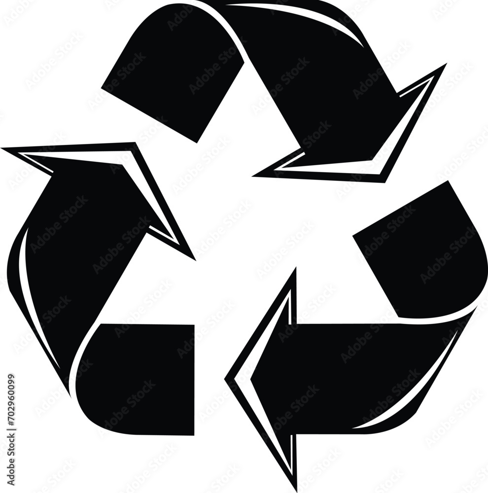 Recycling Symbol - Eco-Friendly Recycling Symbol, Recyclable Logo sign ...