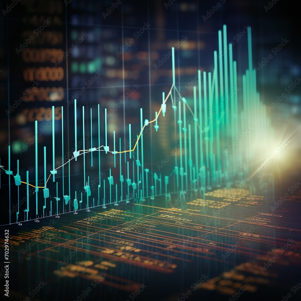 Investment finance chart,stock market business and exchange financial ...