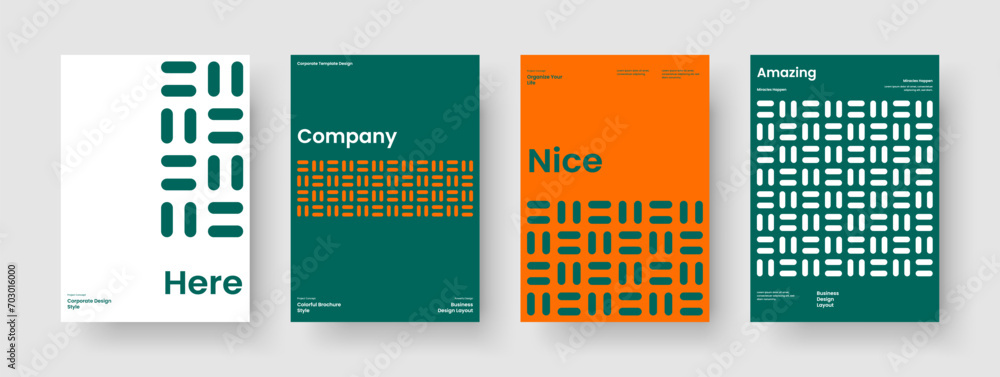 Modern Poster Layout. Creative Flyer Design. Abstract Banner Template ...