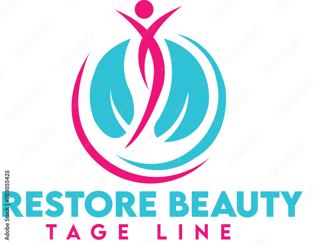 Beauty Wellness Logo, Wellness Center Logo, Spa Logo, Beauty Salon Logo ...