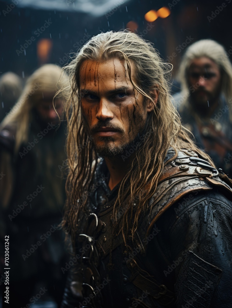 Viking warrior man, chronicles of viking warrior: saga of strength ...