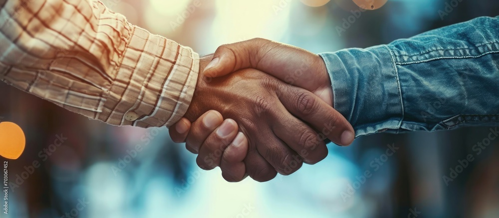 Welcome, handshake, collaboration for business people, hiring, and ...