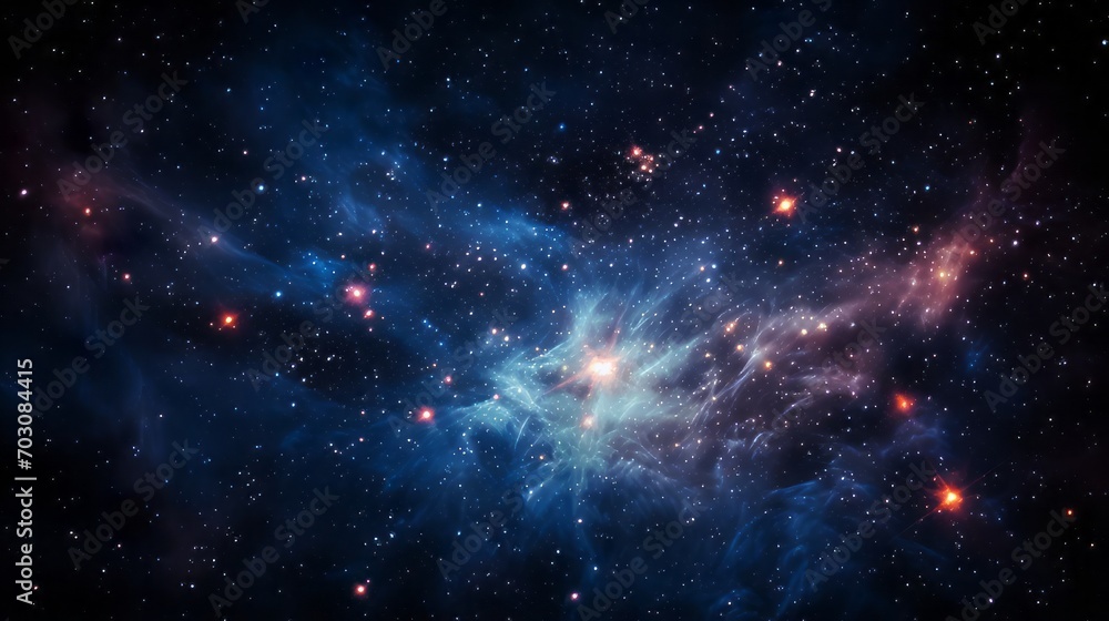 Dazzling constellation of stars illuminating the night sky Stock ...