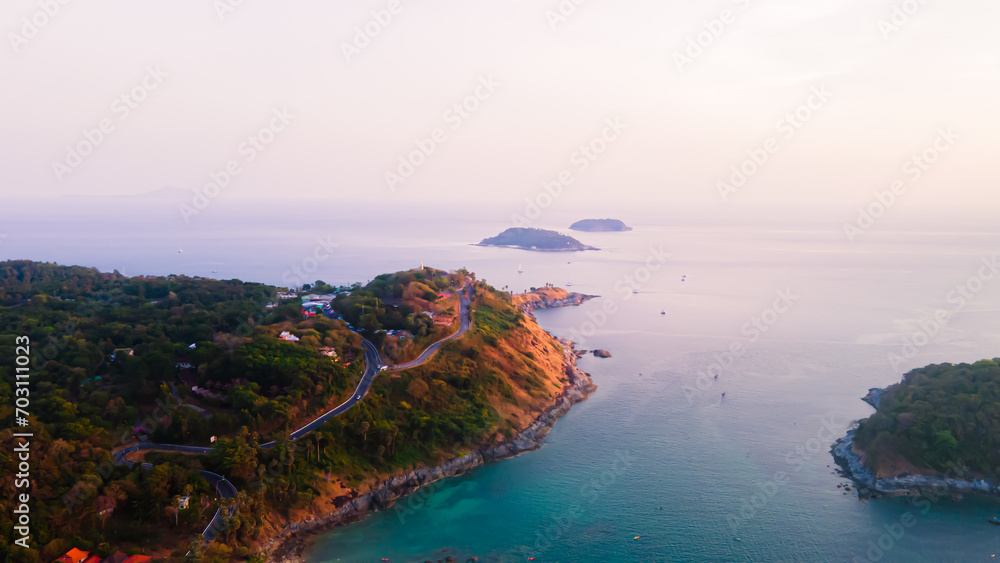 Phromthep Cape, beautiful natural sea view Sunset view point, the ...