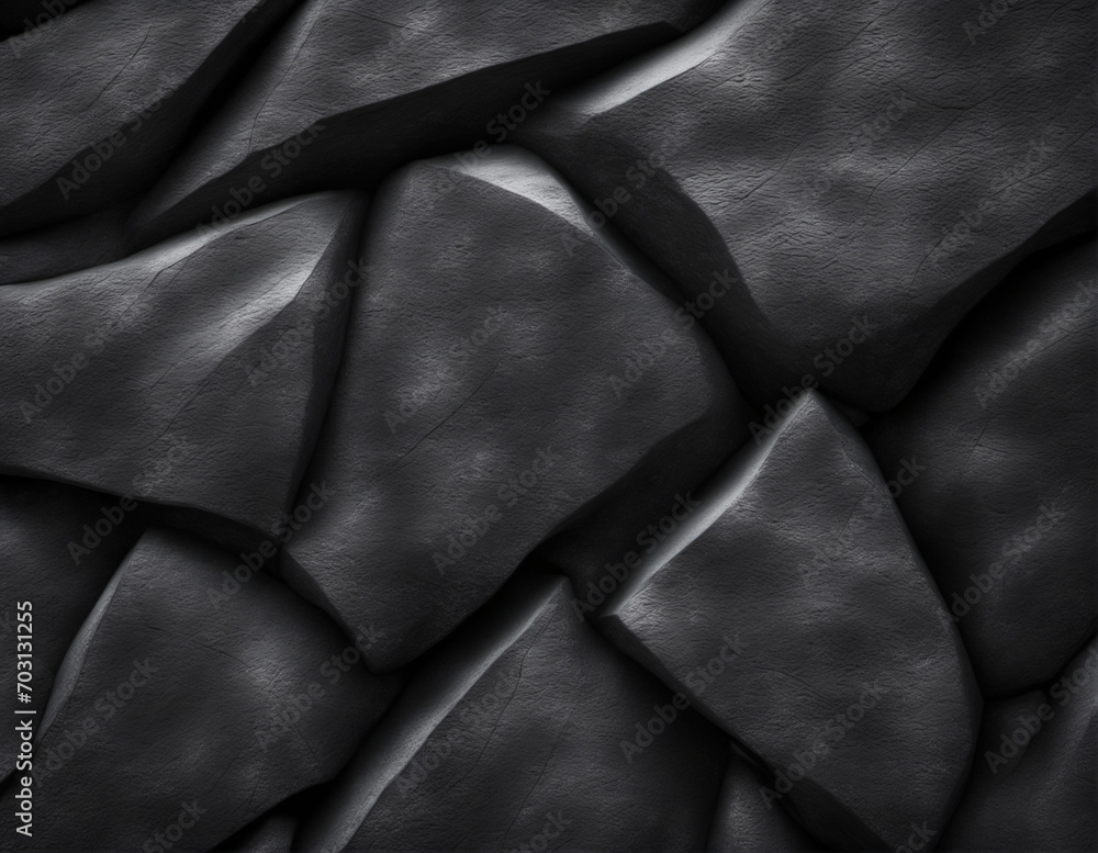 Black stone background. Rocks texture. Bright black grunge background ...