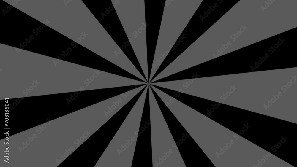 Spiral geometric abstract 2D animation spin visual effect shape pattern ...