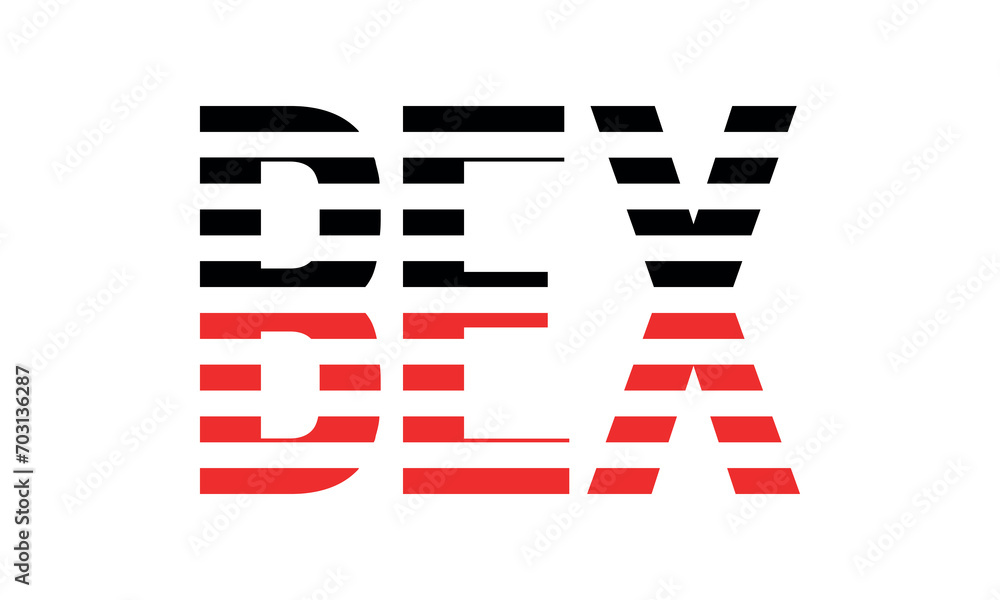 BEX three initial letter iconic line negative space minimal logo design ...