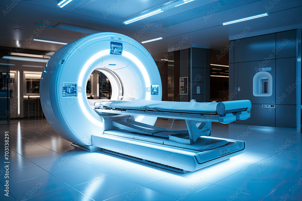 Medical CT or MRI or PET Scan Standing in the Modern Hospital ...