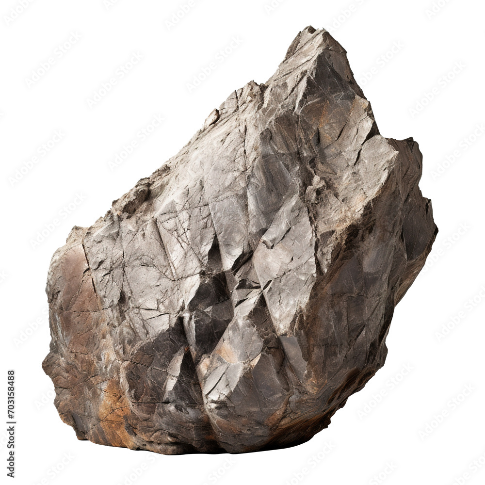 ภาพประกอบสต็อก rock stones isolated on transparent background Remove ...