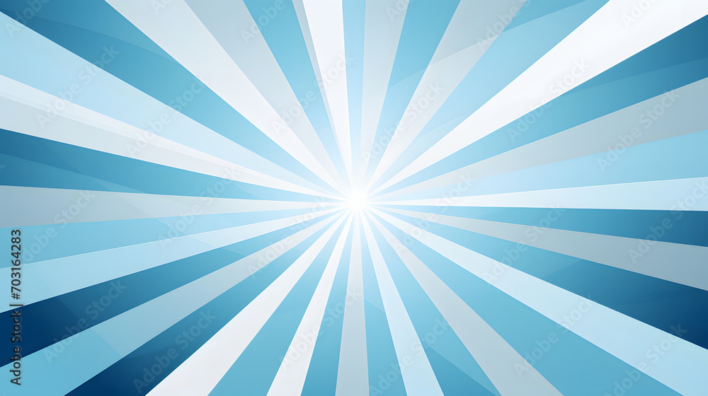 Halftone sunshine background,Abstract blue sunshine background.Sunburst ...