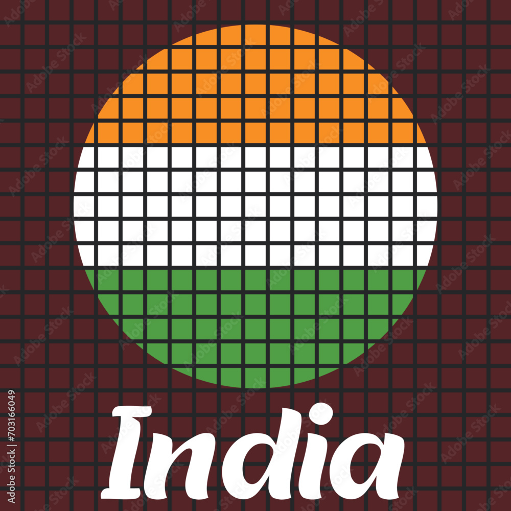 Pixelated Pride: A Vibrant Republic Day Celebration. Celebrate Indian ...