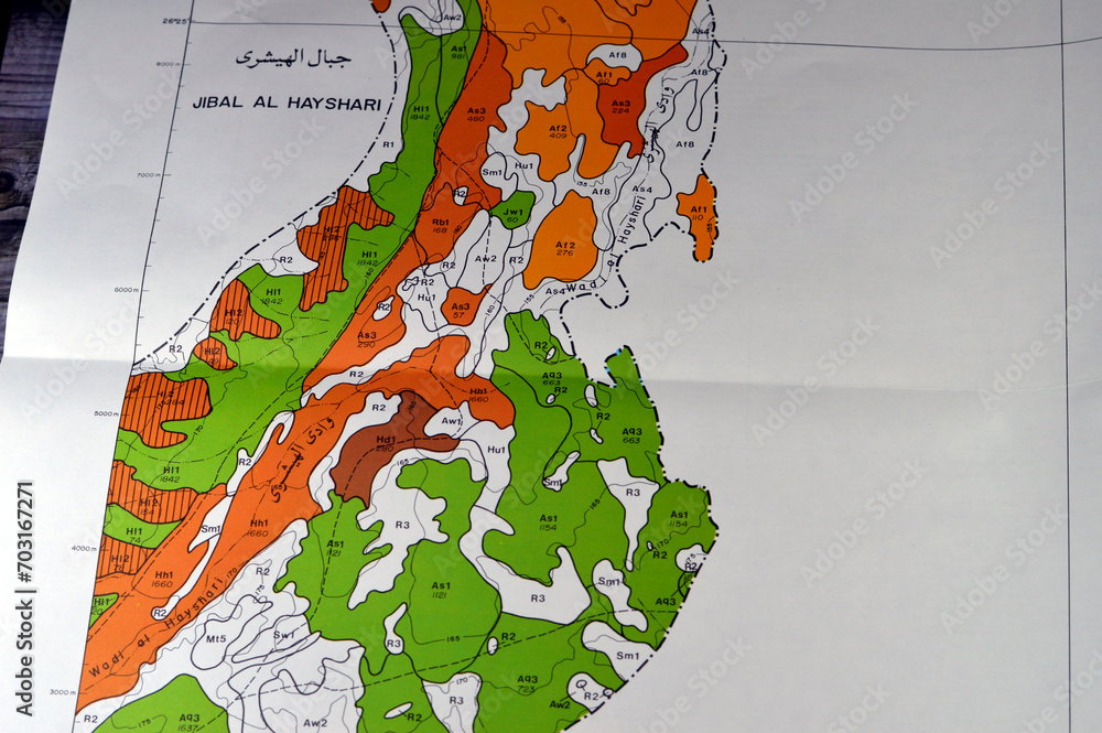 Cairo, Egypt, January 2 2024: Detailed soil survey of Hanidh and ...