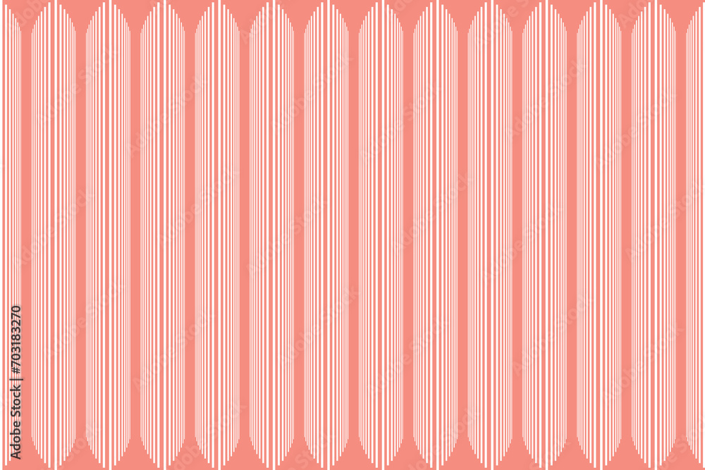 Vertical stripe of regular pattern. Design lines straight white on ...