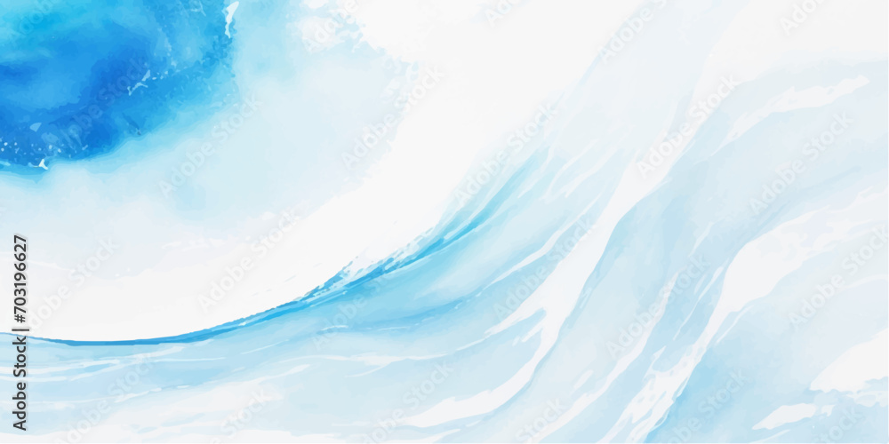 abstract soft blue and white abstract water color ocean wave texture ...
