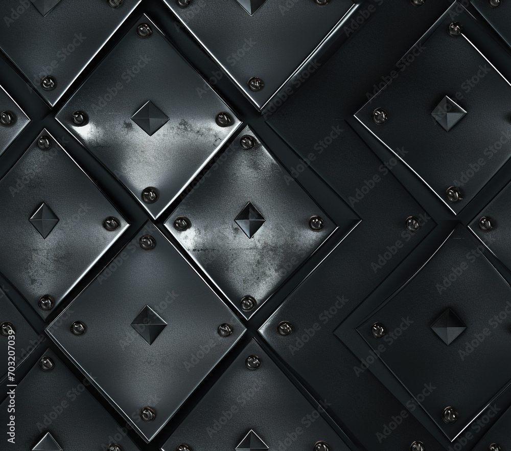 3D Diamond Plate Seamless Patterns Stock Illustration | Adobe Stock