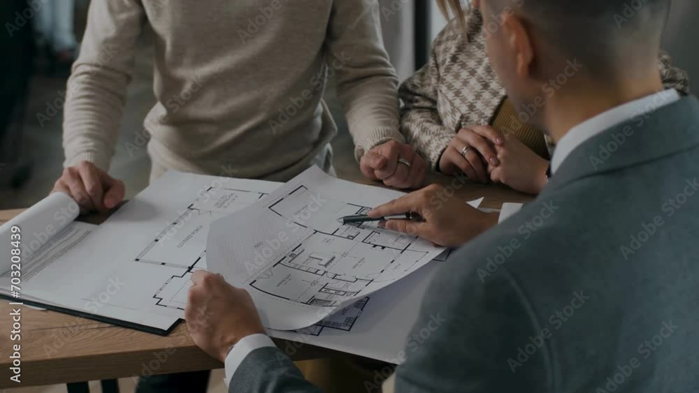 Team of architects brainstorming the design solutions. architects ...