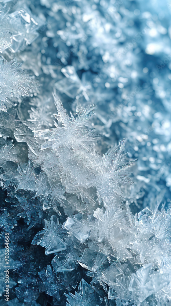 Icey Texture of Frozen Ice, Creating a Cool and Elegant Background for ...