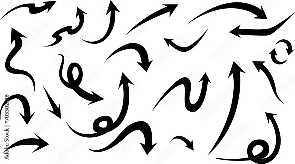 Set arrow. Amazing arrow set. 22 set arrow. Arrow set can use for mark ...