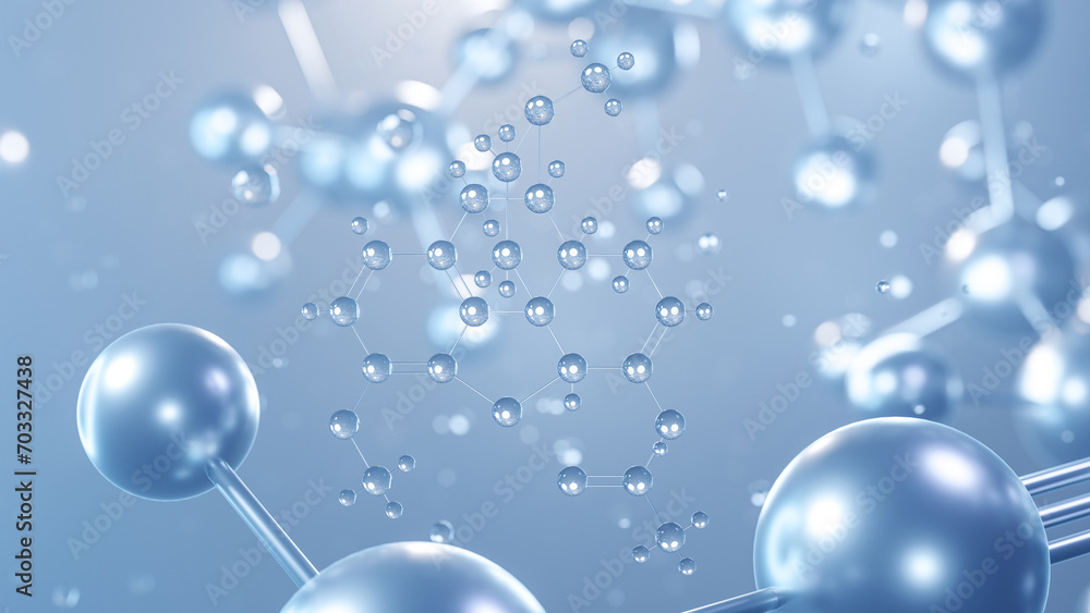 thebacon molecular structure 3d, flat model, dihydrocodeinone enol ...