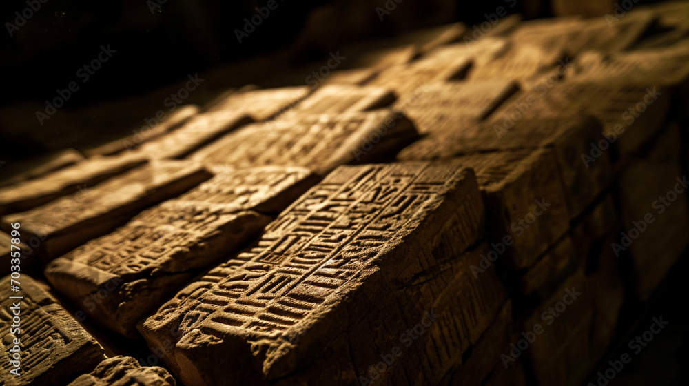 Cuneiform Inscriptions on Clay Tablets: Unearthing Ancient Mesopotamian ...