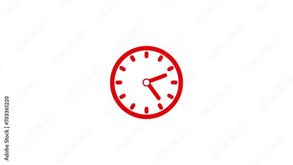 Clock icon Countdown 24 Hour Day Fast Speed. Clock timer rotation 360 ...