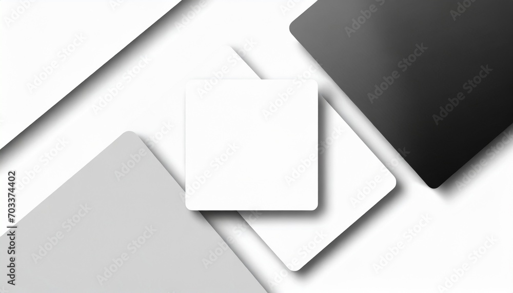 monochrome social media post layouts minimal contrast design place for ...