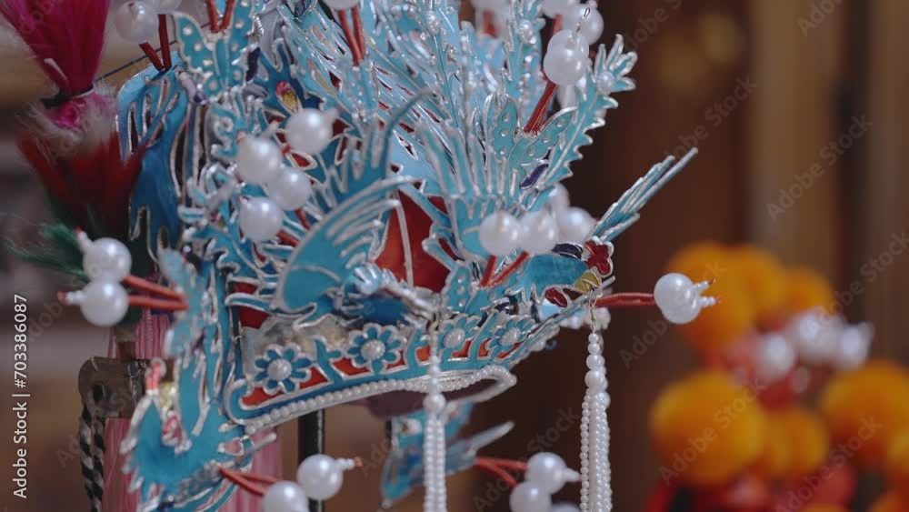Peking Opera Opera Accessories Head Crown, Feathered Son, Phoenix Crown ...