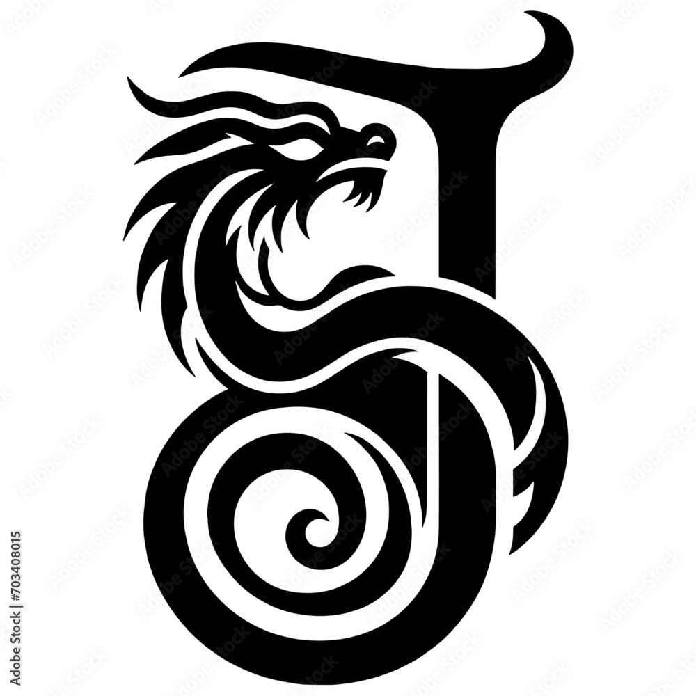 dragon alphabet, dragon numbers, dragon letter, dragon lettering ...