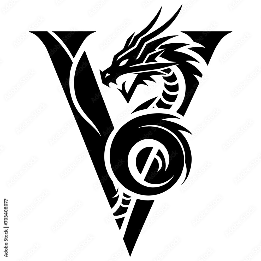 dragon alphabet, dragon numbers, dragon letter, dragon lettering ...