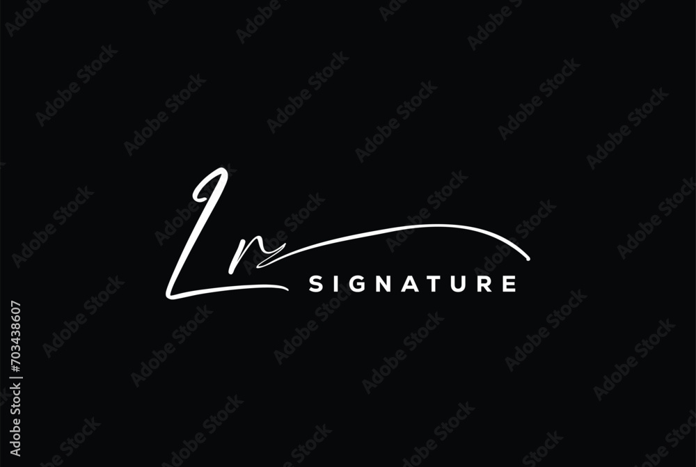 LR initials Handwriting signature logo. LR Hand drawn Calligraphy ...