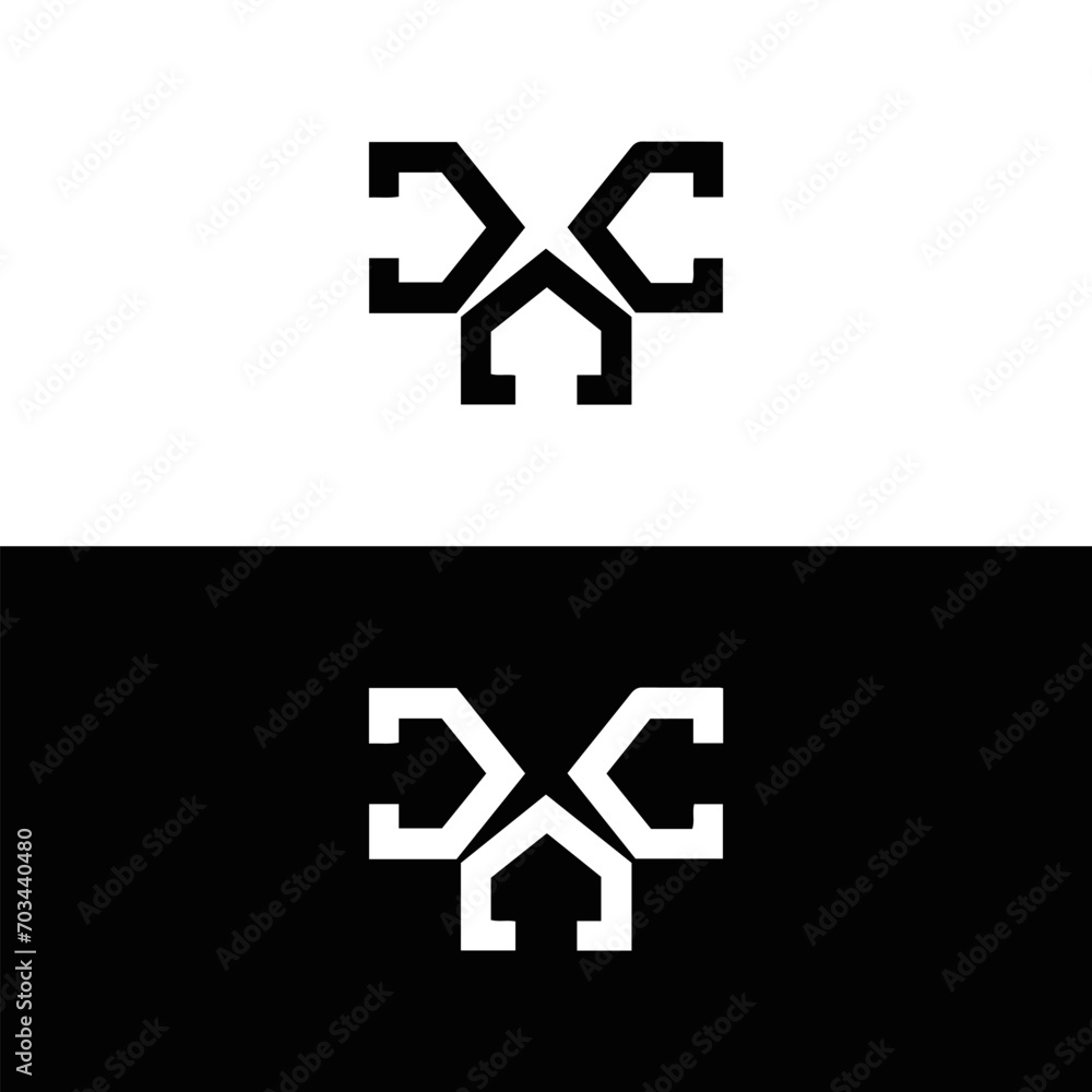 CCC logo. CCC set , C C C design. White CCC letter. CCC, C C C letter ...