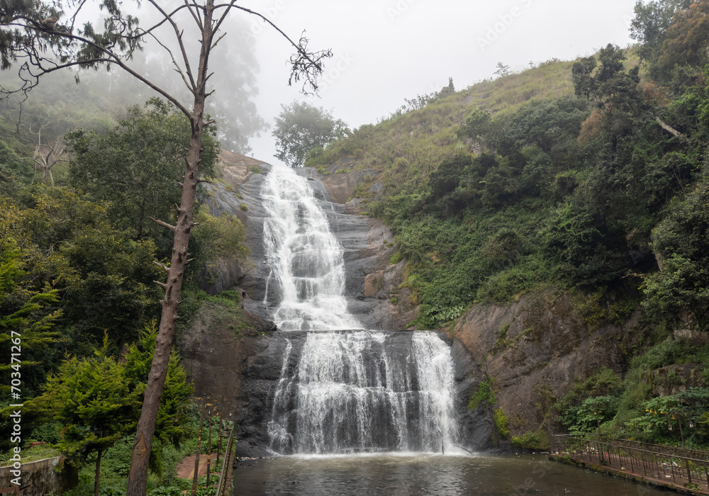 Silver Cascade Falls, one of the most beautiful treasures of the princess of hill stations ...