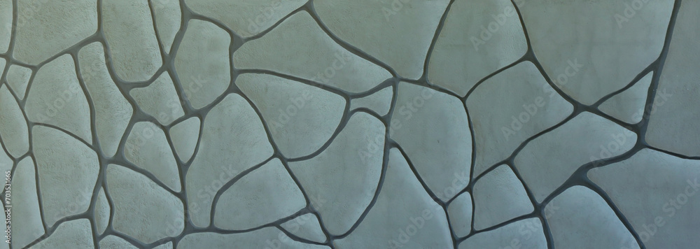 pattern of ancient style design decorative uneven cracked real stone ...