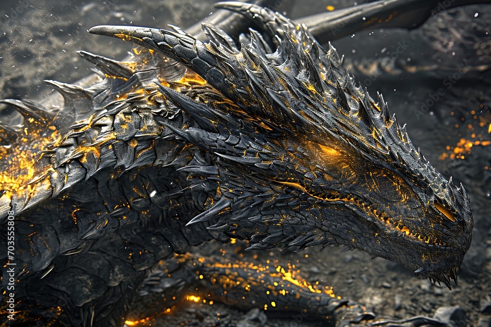Unleash the dragon! Photorealistic groing dragon art with explosive ...