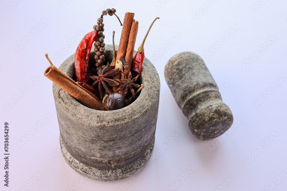 Indian spices for Indian cooking Masala hot spicy curry whole spices ...