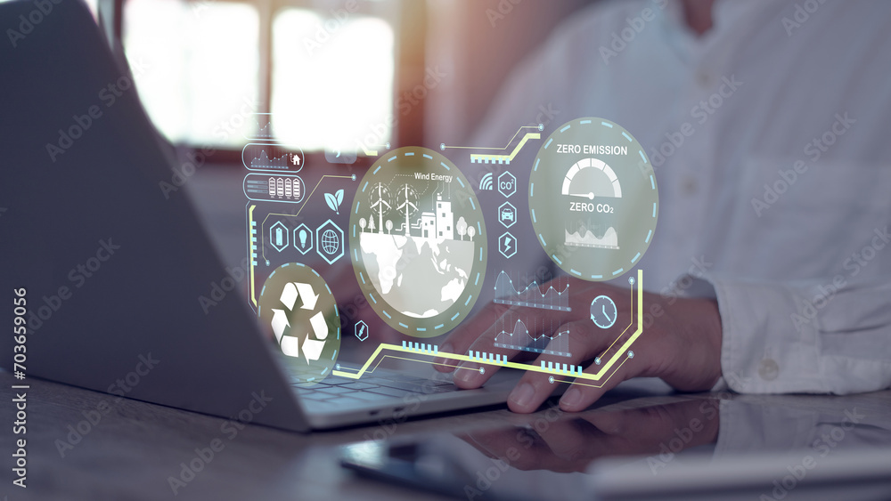 Co2, concept of carbon dioxide problem and CO2 release into the ...