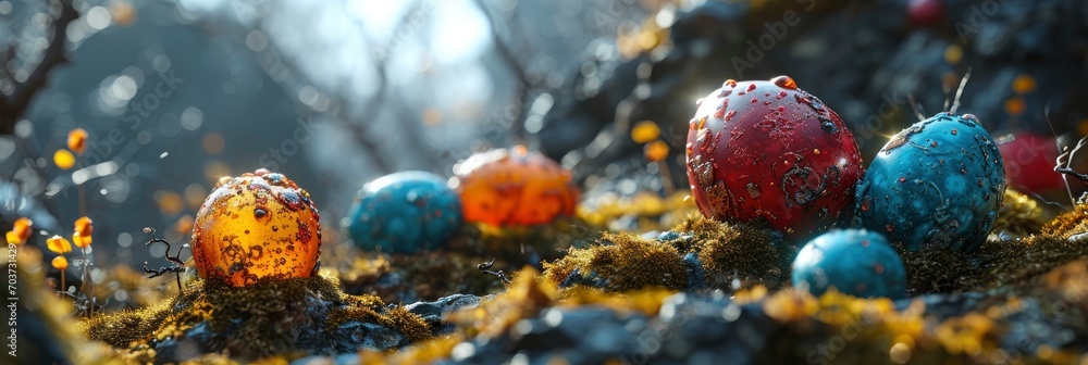 Concept Easter Holidays Space Text, Banner Image For Website ...
