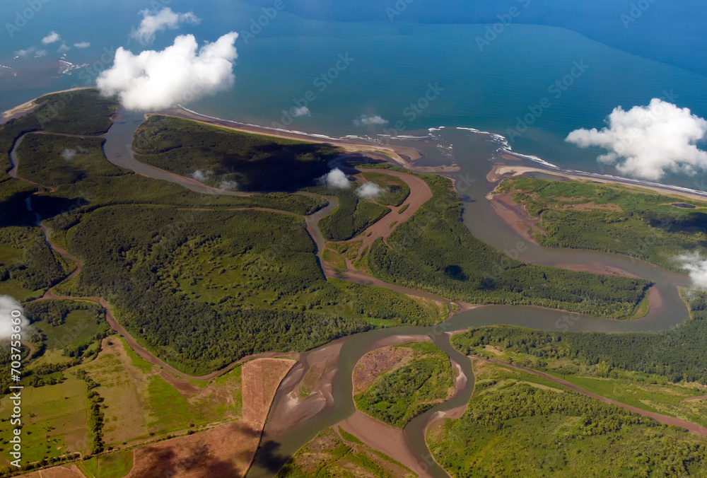 Costa Rica, Central America - Térraba-Sierpe Wetland, Delta Sierpe ...