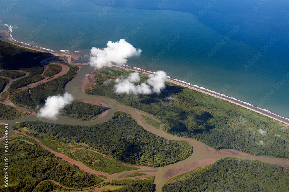 Costa Rica, Central America - Térraba-Sierpe Wetland, Delta Sierpe ...